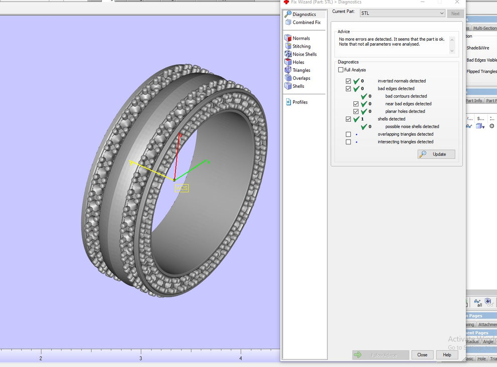 Wedding Ring Set Women Men Ring 3D CAD Design-PSJM001V4 – Jewelry 3D Studio
