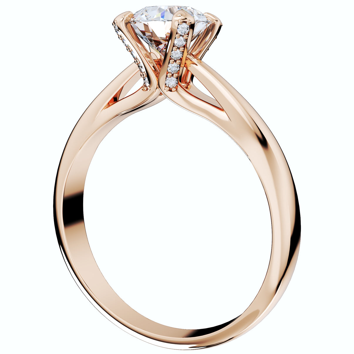 Engagement Ring Women Ring Diamond Ring CAD Design-CC126 – Jewelry 3D ...