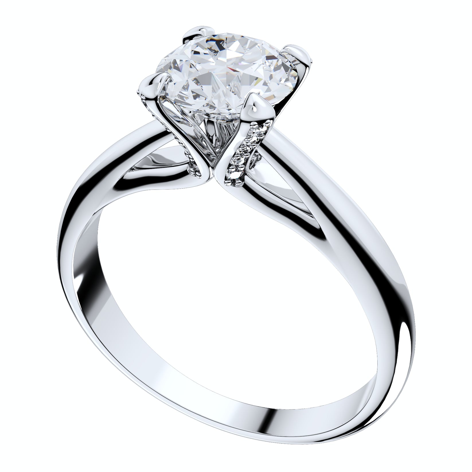 Engagement Ring Women Ring Diamond Ring CAD Design-CC126 – Jewelry 3D ...