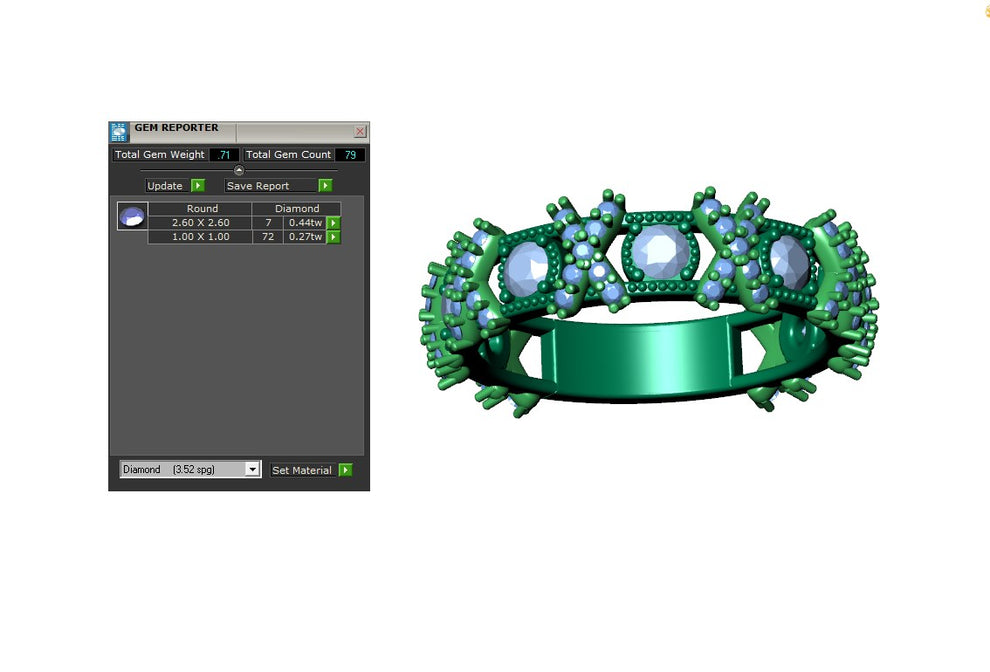 Ring Band For Men And Women 3D CAD Design-O1133 – Jewelry 3D Studio