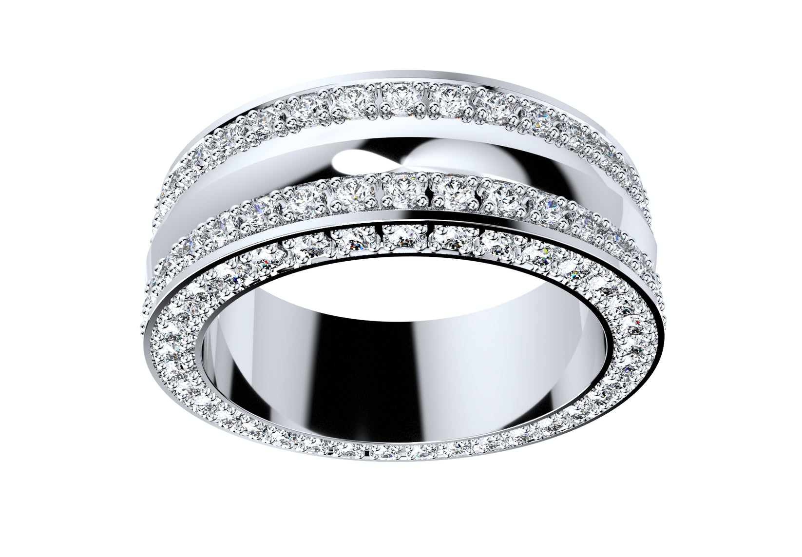 Wedding Ring Set Women Men Ring 3D CAD Design-PSJM001V4 – Jewelry 3D Studio